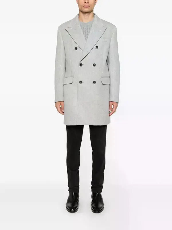 MANUEL RITZ Wool-blend Double-breasted Coat