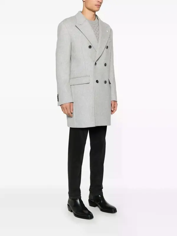 MANUEL RITZ Wool-blend Double-breasted Coat