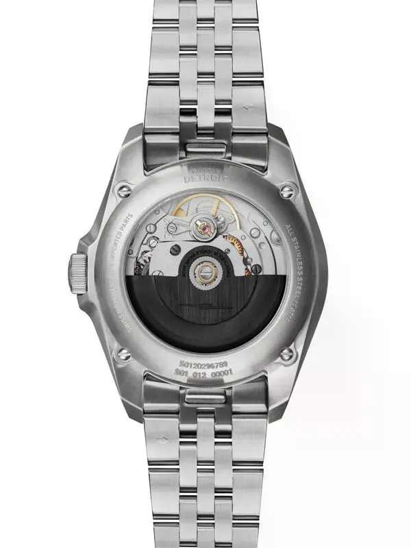 Shinola Monster 36mm Stainless Steel Automatic Watch With Mother-of-pearl Dial - Black