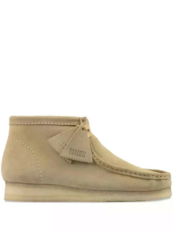 Clarks Wallabee Nubuck Boots - Brown