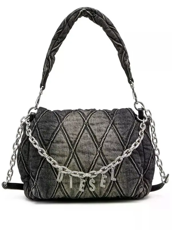 DIESEL® Denim Shoulder Bag - Black