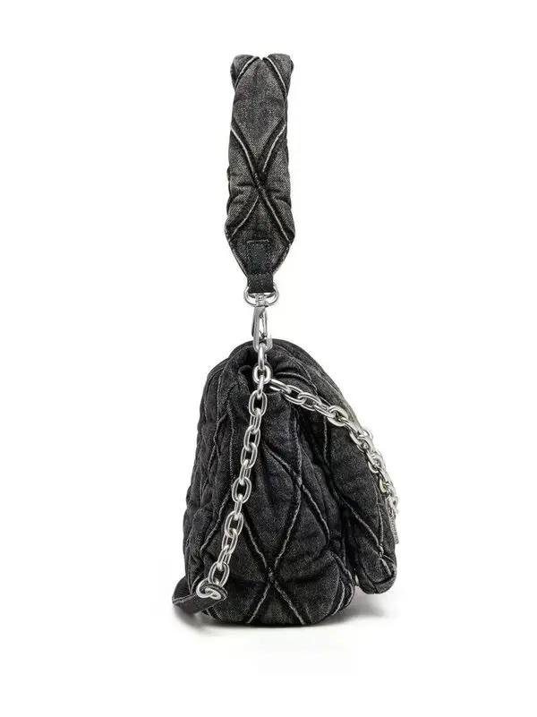 DIESEL® Denim Shoulder Bag - Black