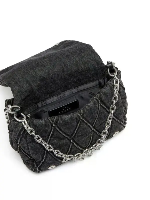 DIESEL® Denim Shoulder Bag - Black