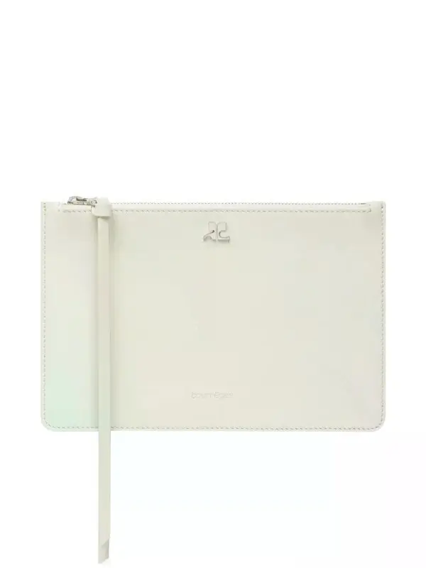COURREGES Ac Leather Pouch - Neutrals