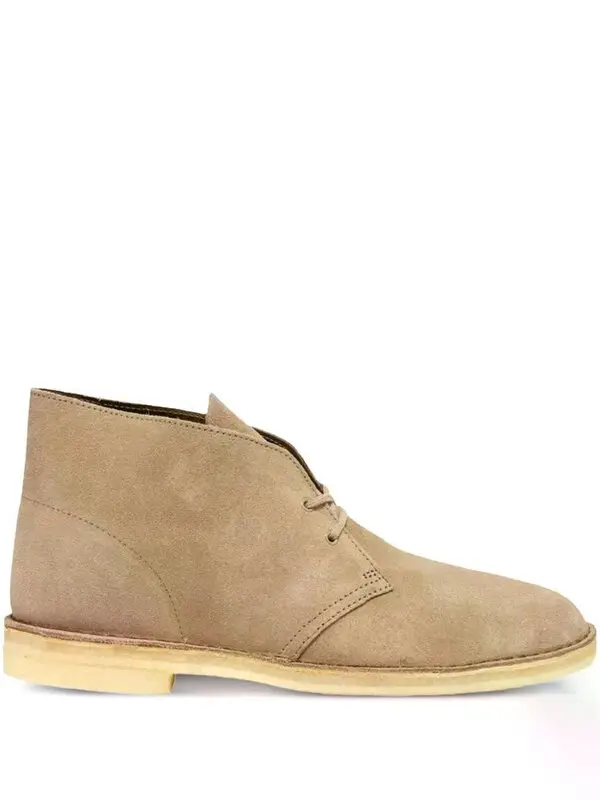 Clarks Suede Desert Boots - Brown