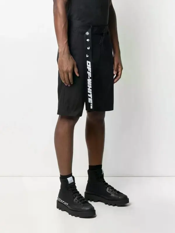 Off-White Knee-length Chino Shorts