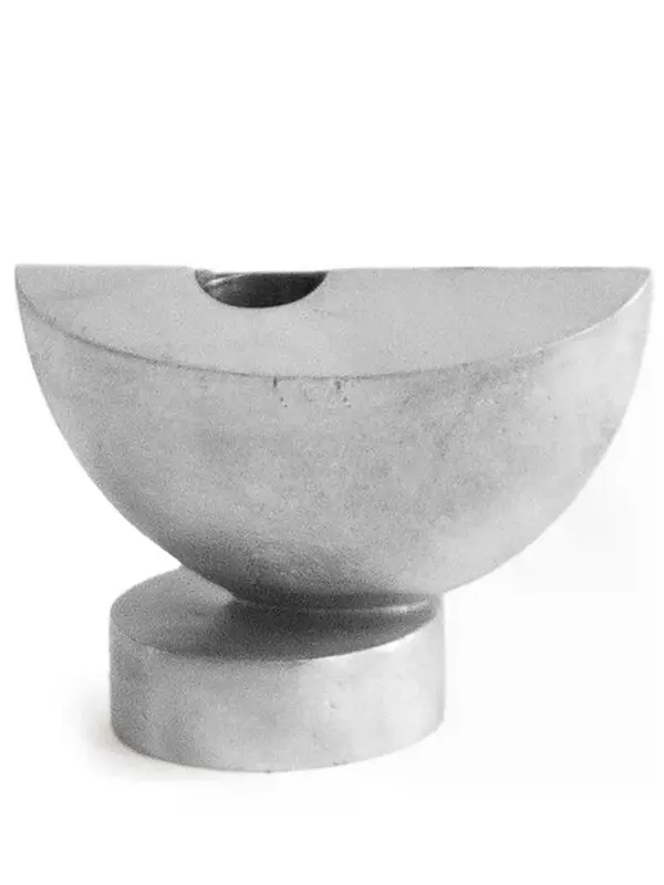 ORIGIN MADE Poise Horizontal Aluminium Candle Holder - Silver