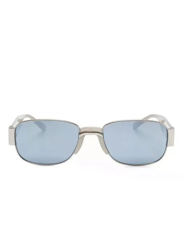 Linda Farrow Rectangle-frame Sunglasses - Silver