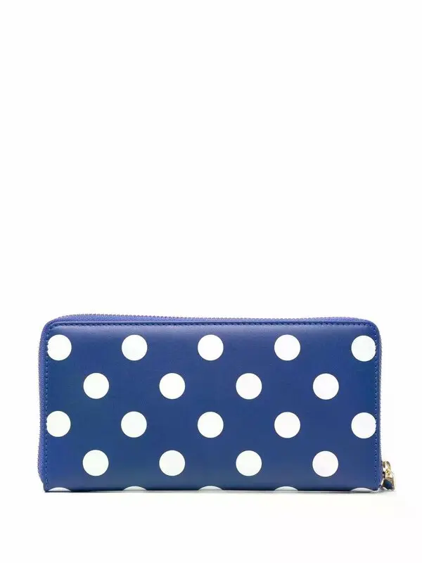 Comme Des Garçons Leather Polka-dot Purse