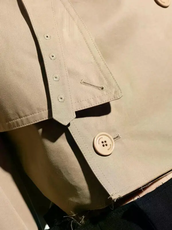 Vetements Cropped Trench Jacket