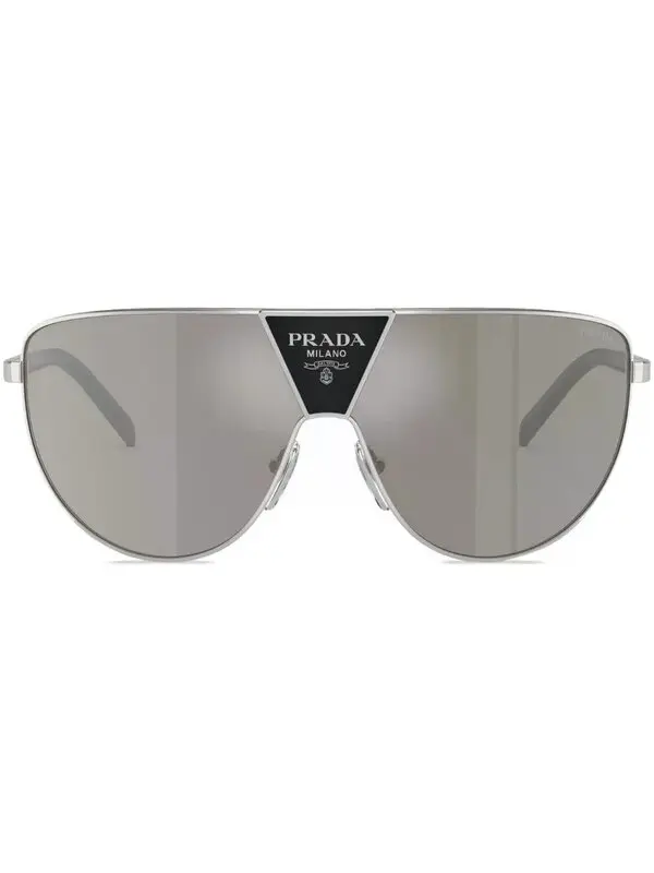 Prada Oversized Sunglasses - Silver