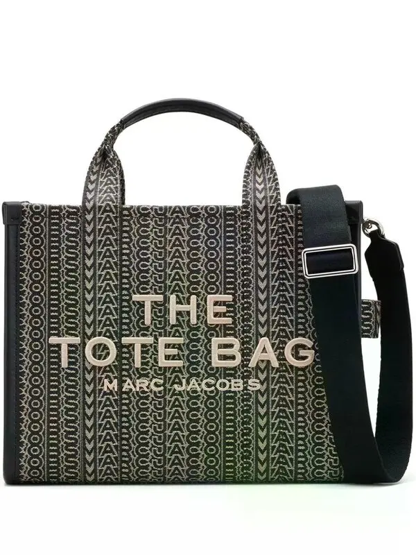 Marc Jacobs The Monogram Jacquard Medium Tote Bag - Black