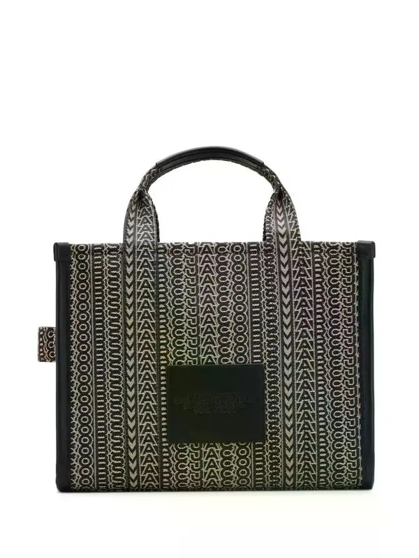 Marc Jacobs The Monogram Jacquard Medium Tote Bag - Black