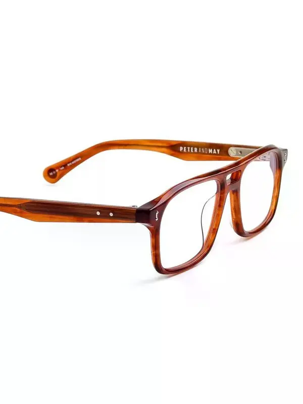 PETER AND MAY Cigale Square-frame Glasses