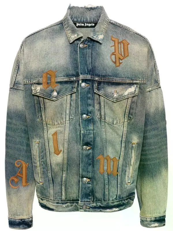 Palm Angels Flap Pockets Denim Jacket