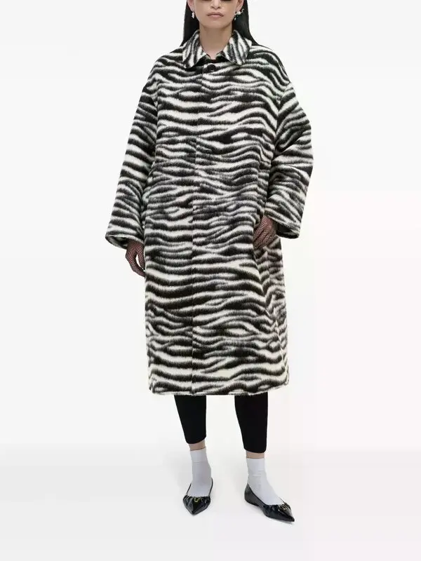 Marc Jacobs The Zebra Brushed Coat