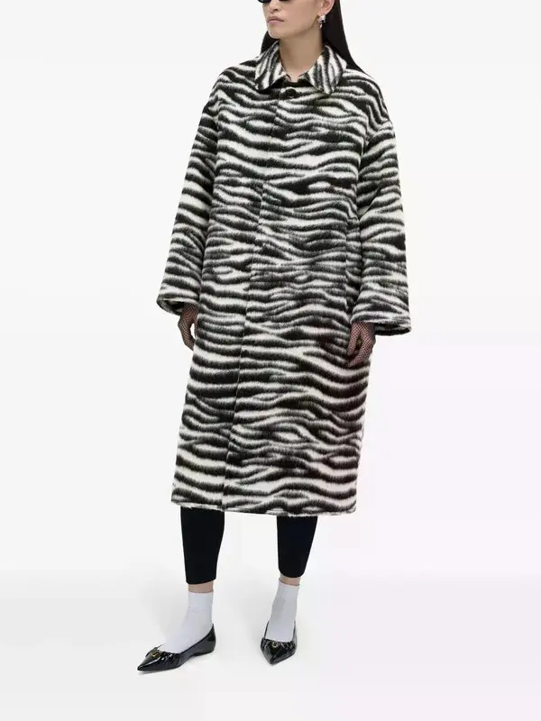 Marc Jacobs The Zebra Brushed Coat