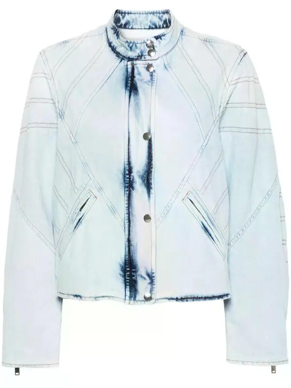 Isabel Marant Étoile Chady Padded Denim Jacket - Blue