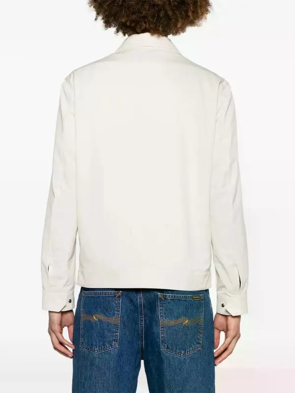 FAY Gancini-buckle Cotton Trucker Jacket