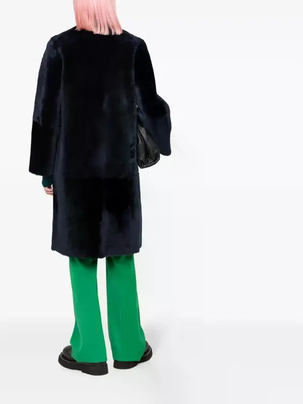 LISKA Reversible Leather Shearling Coat