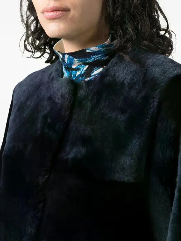 LISKA Reversible Leather Shearling Coat
