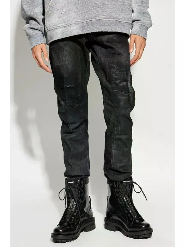 Dsquared2 Tidy Biker Jeans - Black