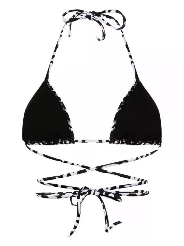 Vetements Logo-print Triangle Bikini Top