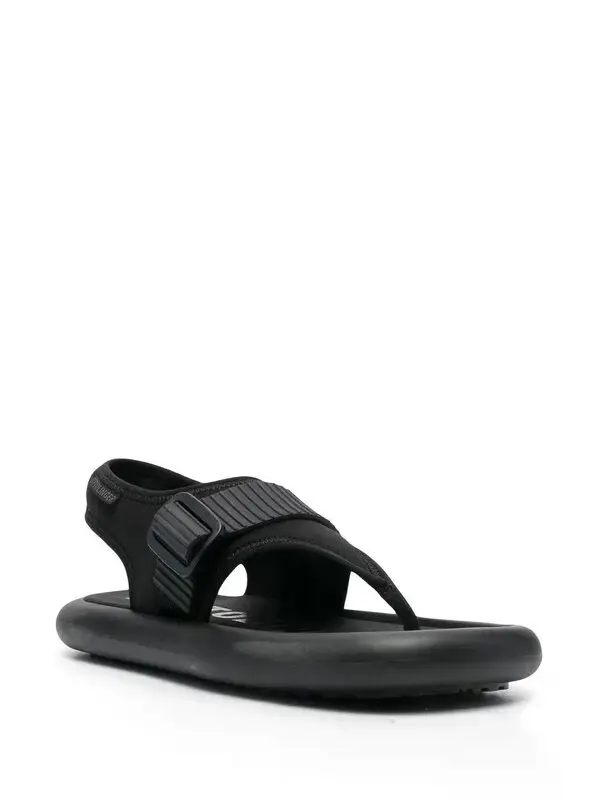 Camper X Ottolinger Buckle-fastening Recycled Sandals - Black