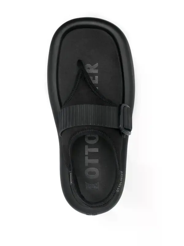 Camper X Ottolinger Buckle-fastening Recycled Sandals - Black