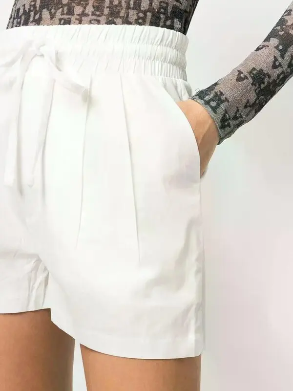 THOM KROM Drawstring Waistband Shorts