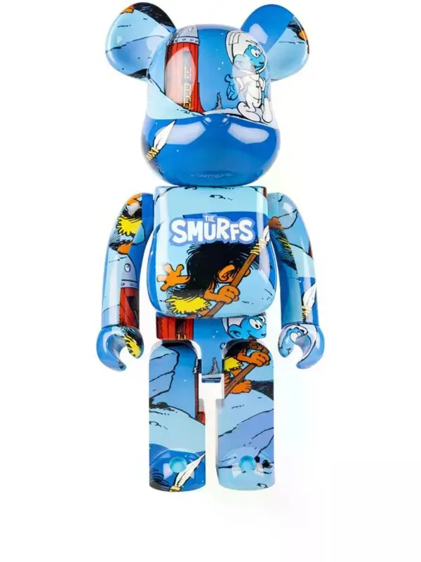 MEDICOM TOY X The Smurfs The Astrosmurf Be@rbrick 1000% Figure - Blue