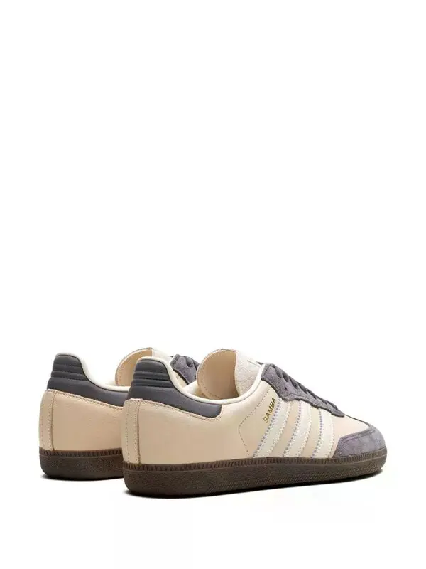 Adidas Samba Og Crystal Sand/charcoal Sneakers - Neutrals