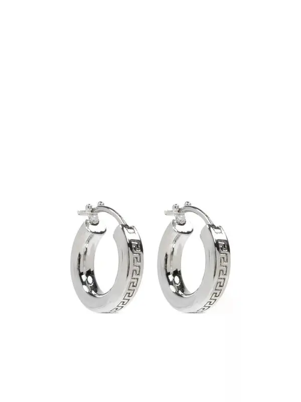 Versace Greca Hoop Earrings