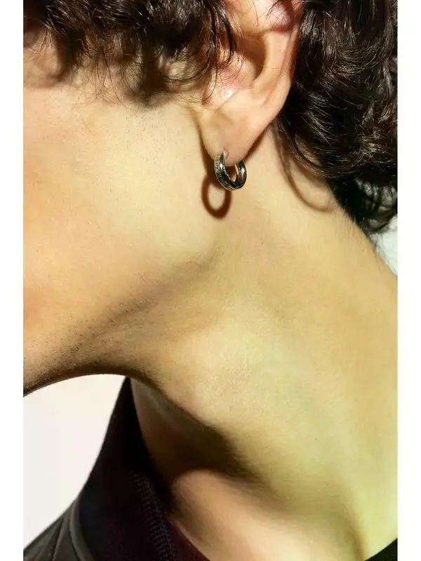 Versace Greca Hoop Earrings