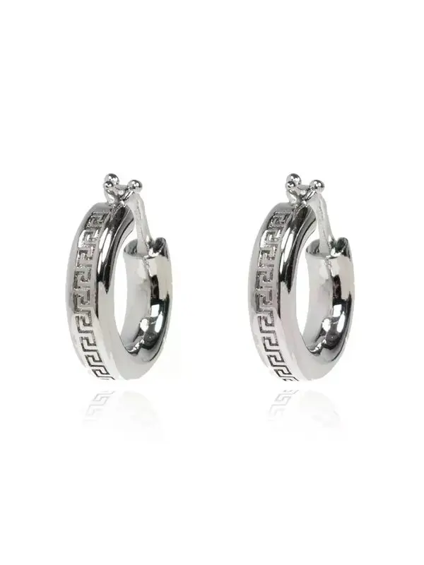 Versace Greca Hoop Earrings