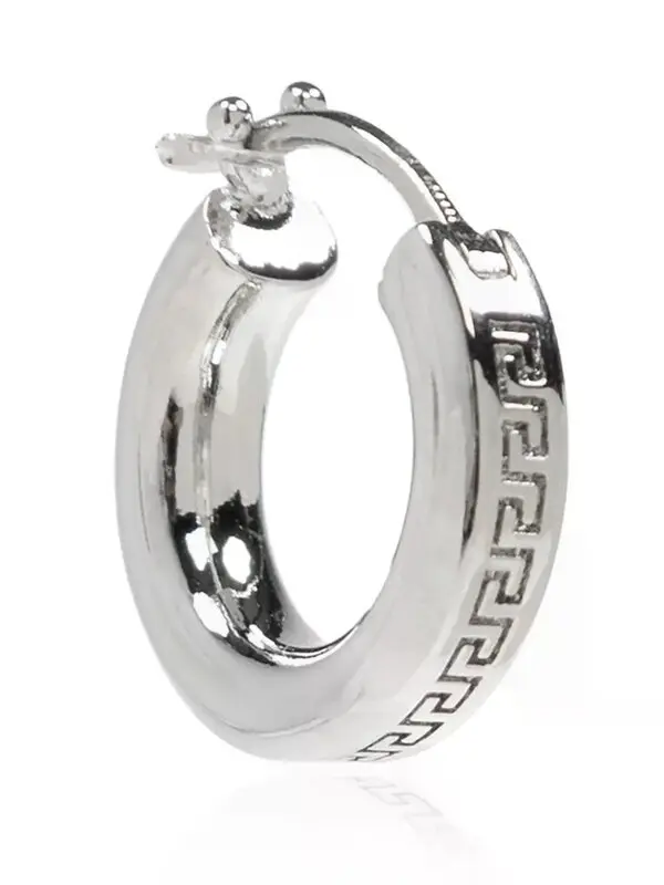 Versace Greca Hoop Earrings