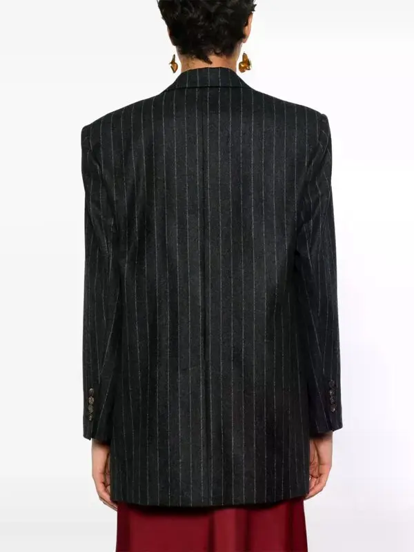 Brunello Cucinelli Pinstriped Wool Blazer