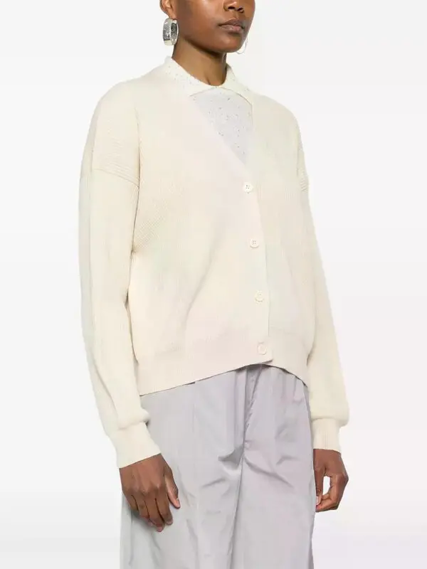 Fabiana Filippi Ribbed V-neck Cardigan