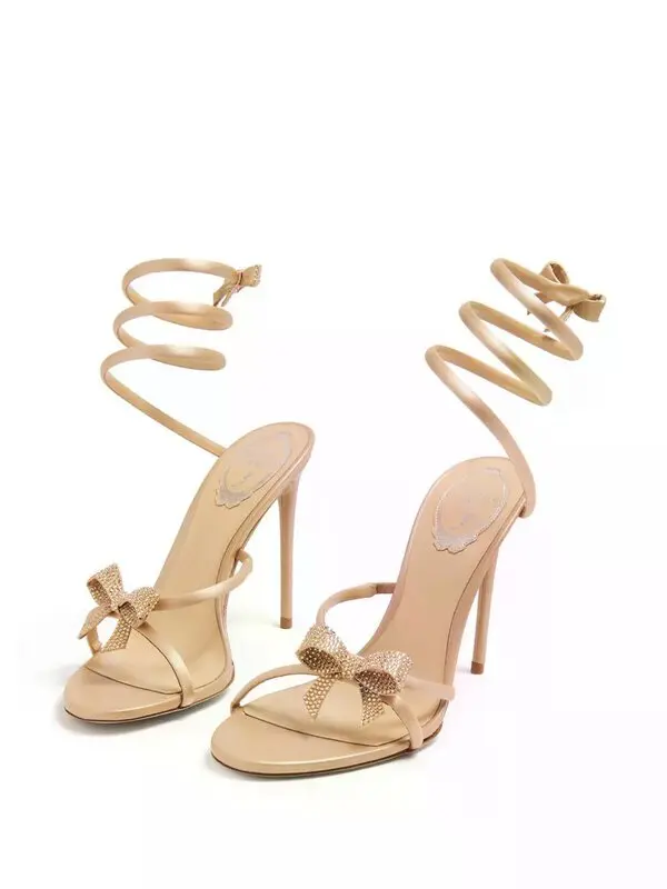 Rene Caovilla Cleo Wraparound Stiletto Sandals
