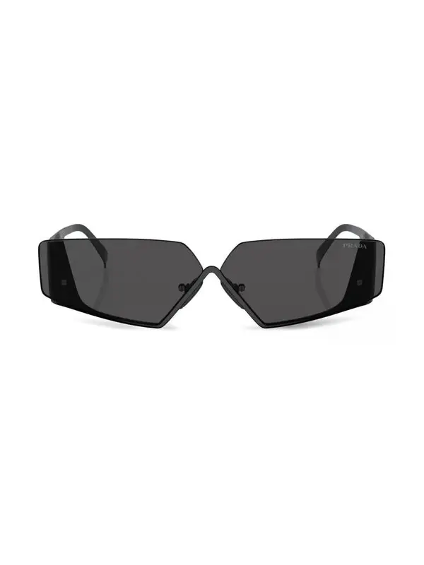 Prada Geometric Sunglasses - Black