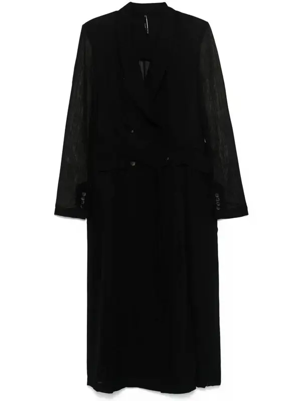 Masnada Wool Blend Long Coat