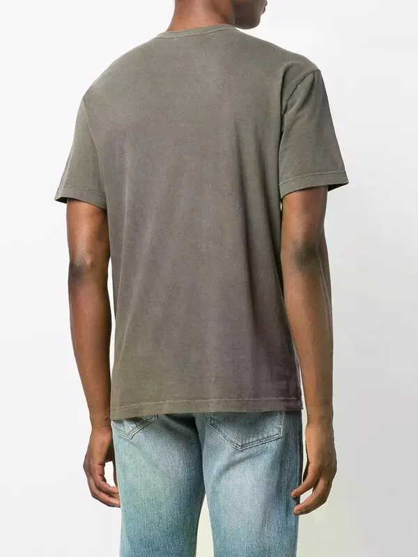 JAMES PERSE Round Neck Cotton T-shirt - Green