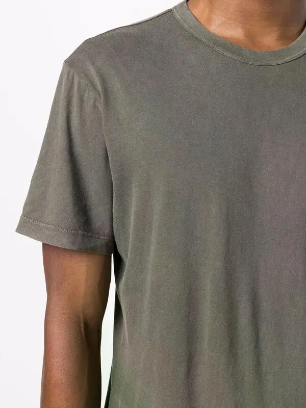 JAMES PERSE Round Neck Cotton T-shirt - Green
