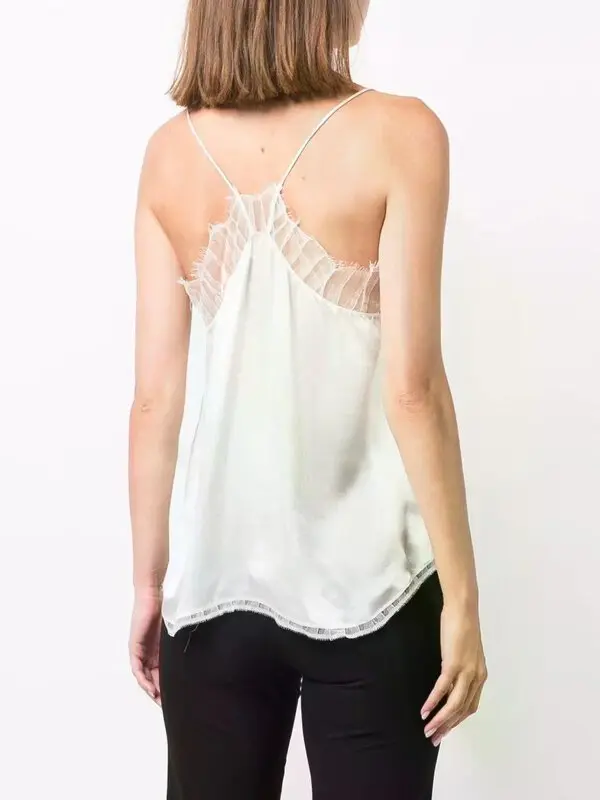 IRO PARIS Berwyn Lace-trimmed Silk Camisole