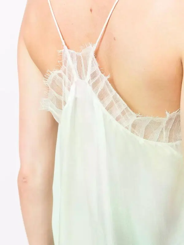 IRO PARIS Berwyn Lace-trimmed Silk Camisole