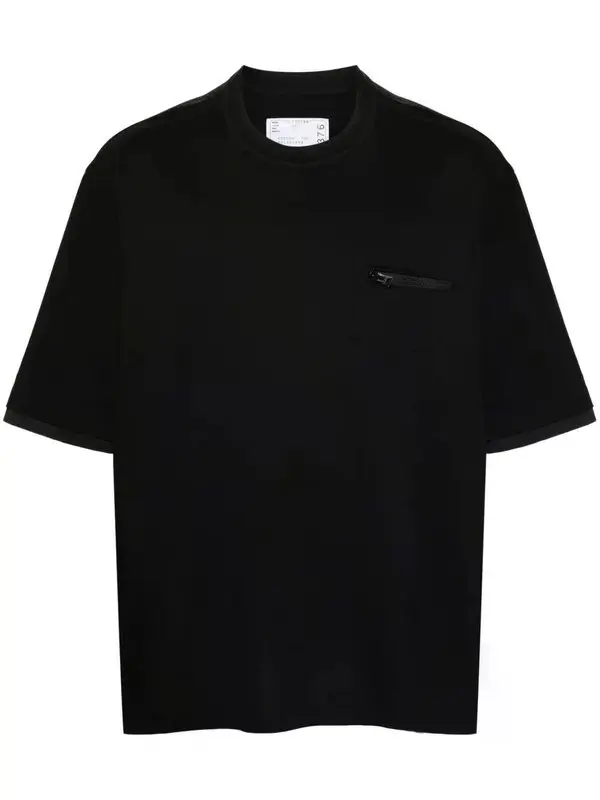 Sacai Panelled-design T-shirt