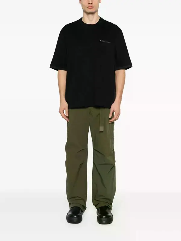 Sacai Panelled-design T-shirt