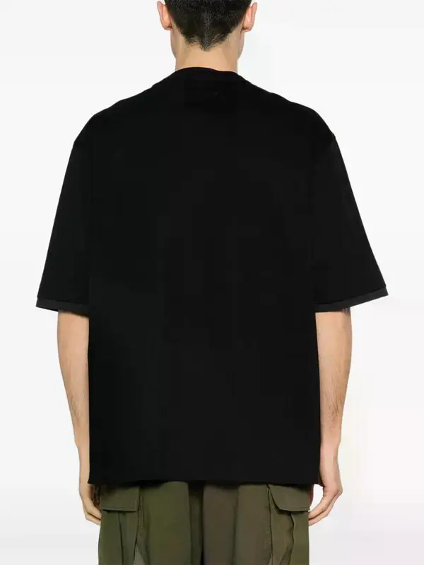 Sacai Panelled-design T-shirt