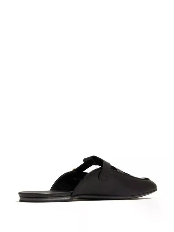 BARRETT Cut-out Leather Mules