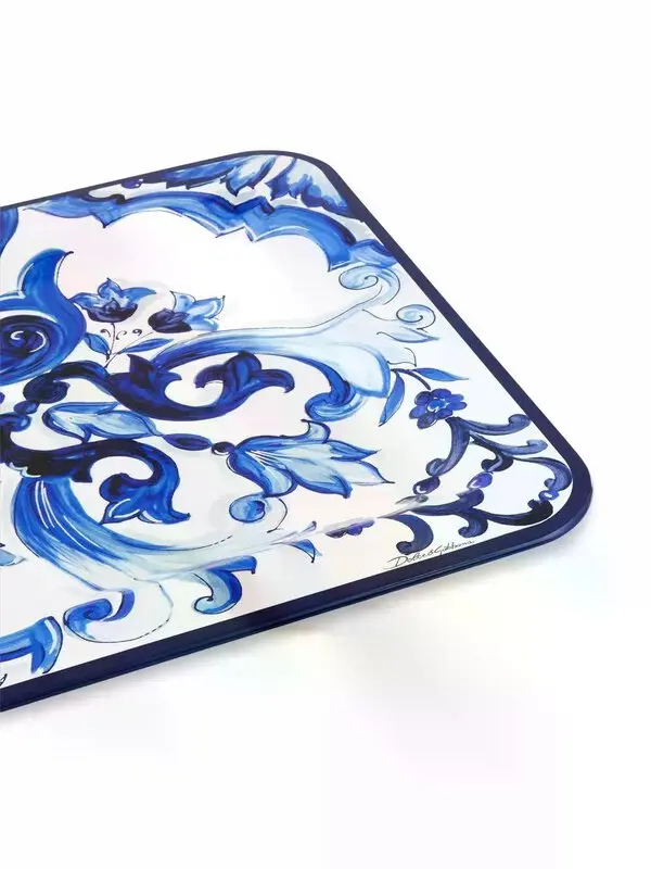 Dolce & Gabbana Medium Mediterranean-print Tray